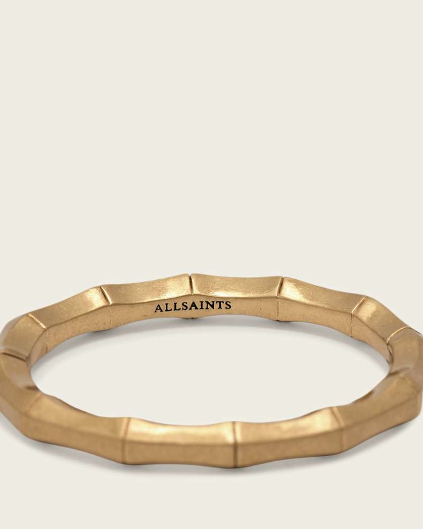 Clara Hinge Bracelet Antique Gold | ALLSAINTS Canada